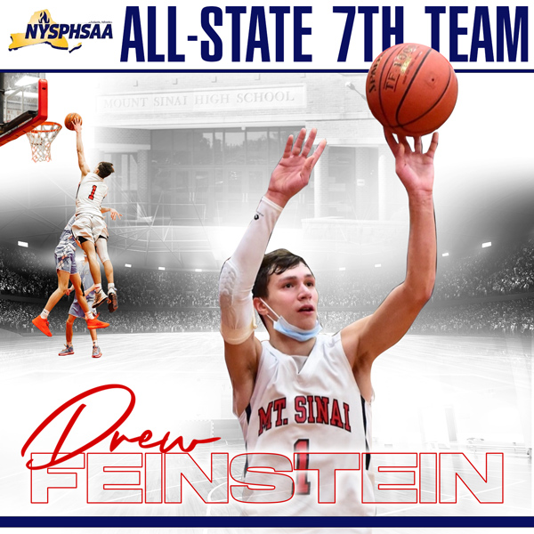 CONGRATS TO MOUNT SINAI'S DREW FEINSTEIN ON ALL-STATE 7TH TEAM ANNOUNCEMENT!